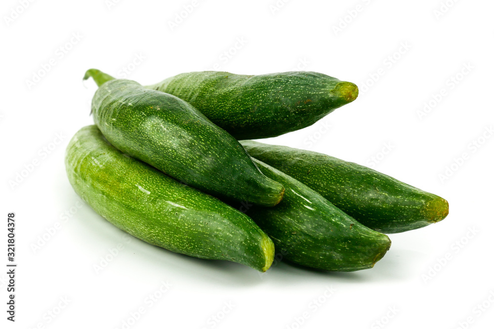 Snake gourd, Serpent gourd, Chichinda, Trichosanthes anguina Linn or ...