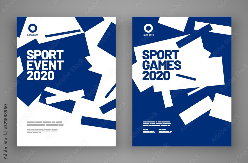 Poster layout design for sport event, invitation, awards or ...