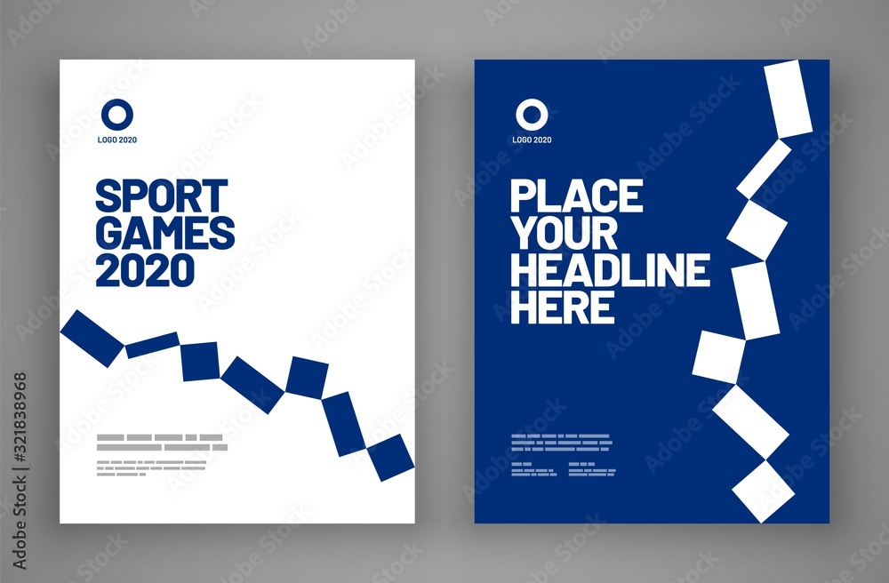 Poster layout design for sport event, invitation, awards or ...