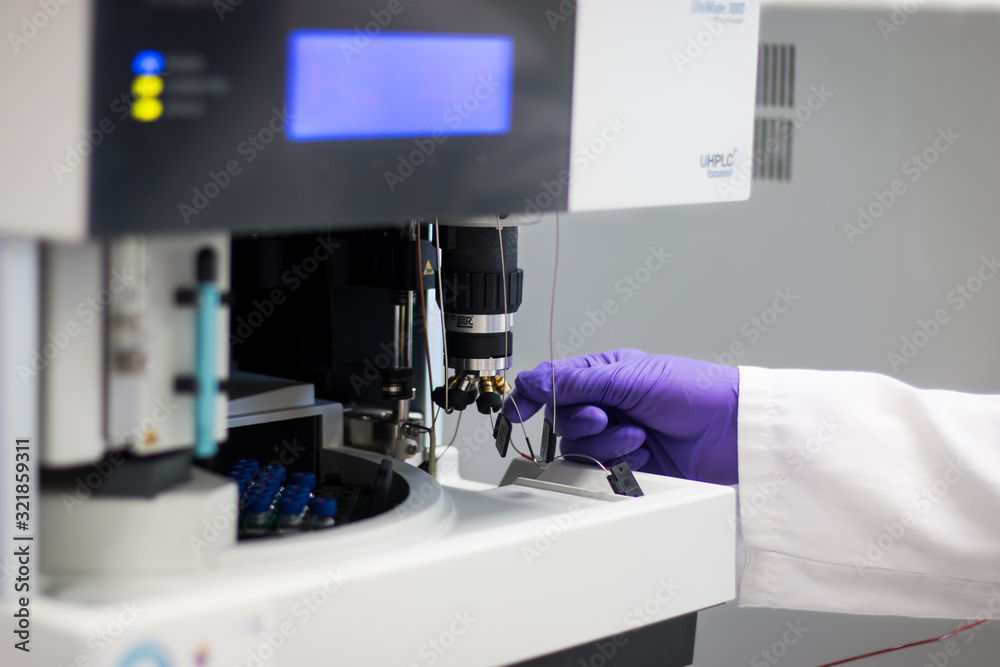 High performance liquid chromatography HPLC foto de Stock | Adobe Stock