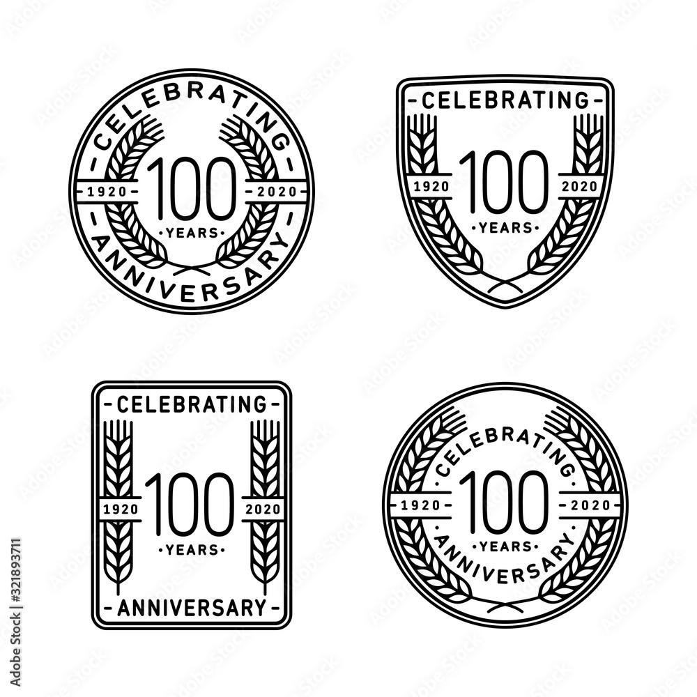 100 Years Anniversary Celebration Logotype 100th Anniversary Logo 100-years-anniversary-celebration-logotype-100th-anniversary-logo