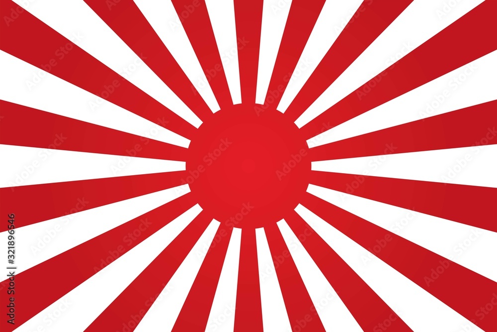 Japan flag isolated vector design. Abstract Background japanese flag ...