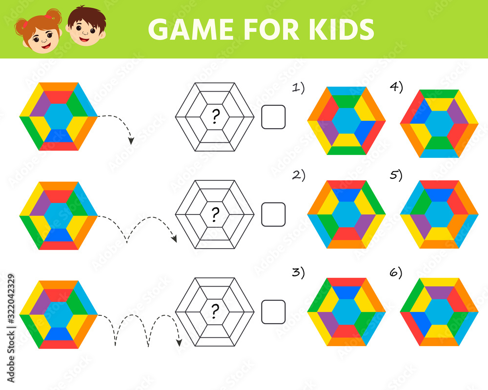 Education logic game for kids development of logic iq. Kids activity ...