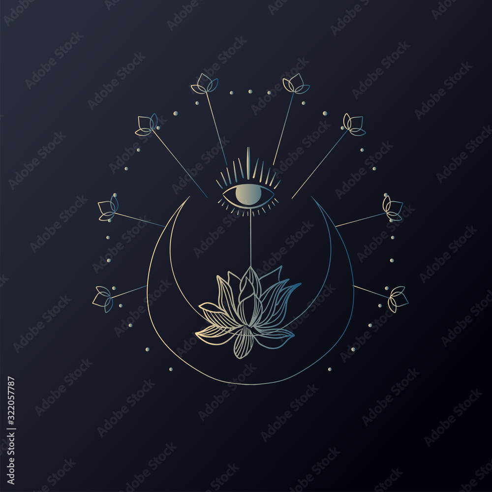 Vector magic icons. Hand drawing, doodles, sketch magician set. Symbols ...