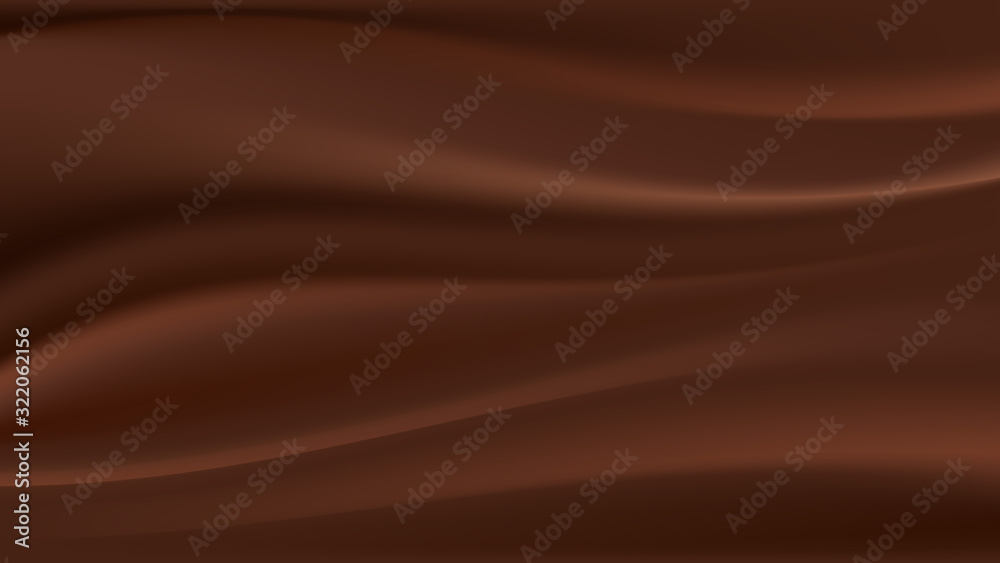 Chocolate wave, abstract background. Vector illustration Stock Vector ...