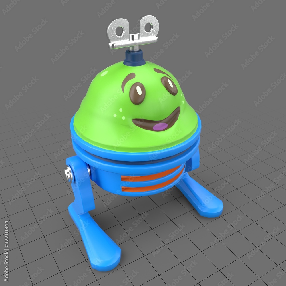 Slime wind up toy Stock 3D asset | Adobe Stock