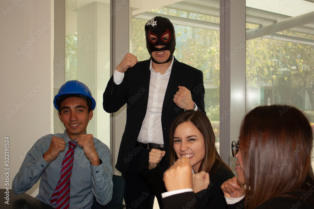 wrestler mask team enthusiasm the architect and his companions are ...