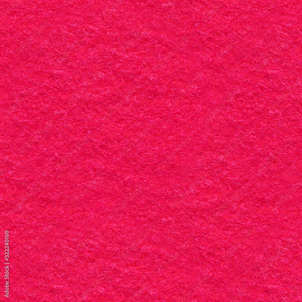 seamless red tissue structure. Fine grain coral red woolen felt texture ...