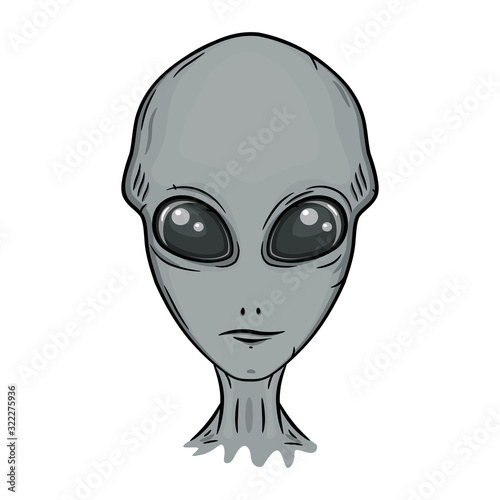 Grey Alien Cartoon