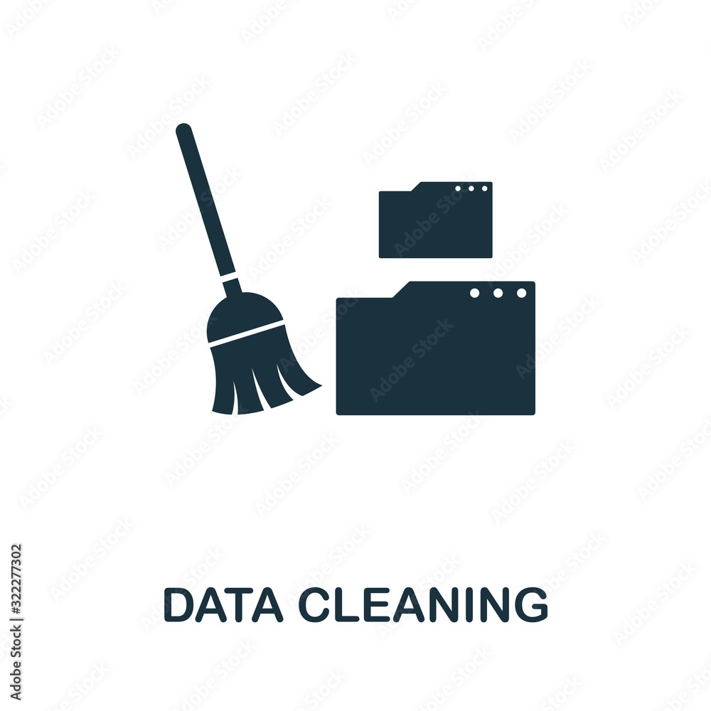 Data Cleaning Icon Simple Element From Data Organization Collection Data Cleaning Icon Simple Element From Data Organization Collection