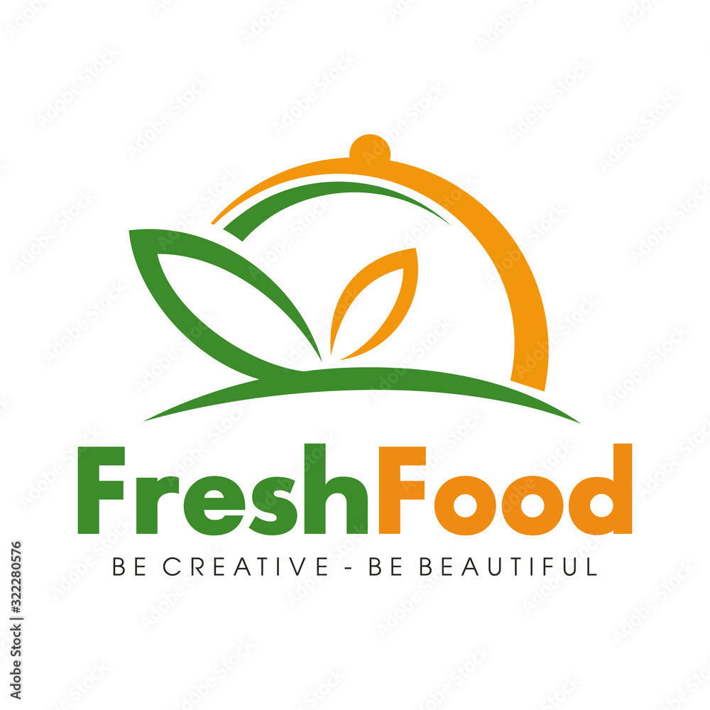 Fresh Food, Cooking, Restaurant Logo Vector Stock Vector | Adobe Stock