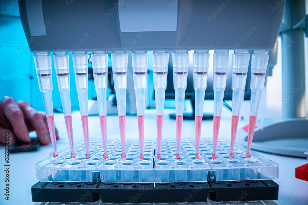 sample of biological sample for DNA analysis Stock Photo | Adobe Stock