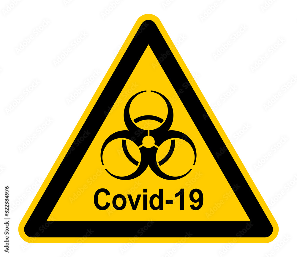 ภาพประกอบสต็อก wso459 WarnSchildOrange - Warnzeichen - english text ...