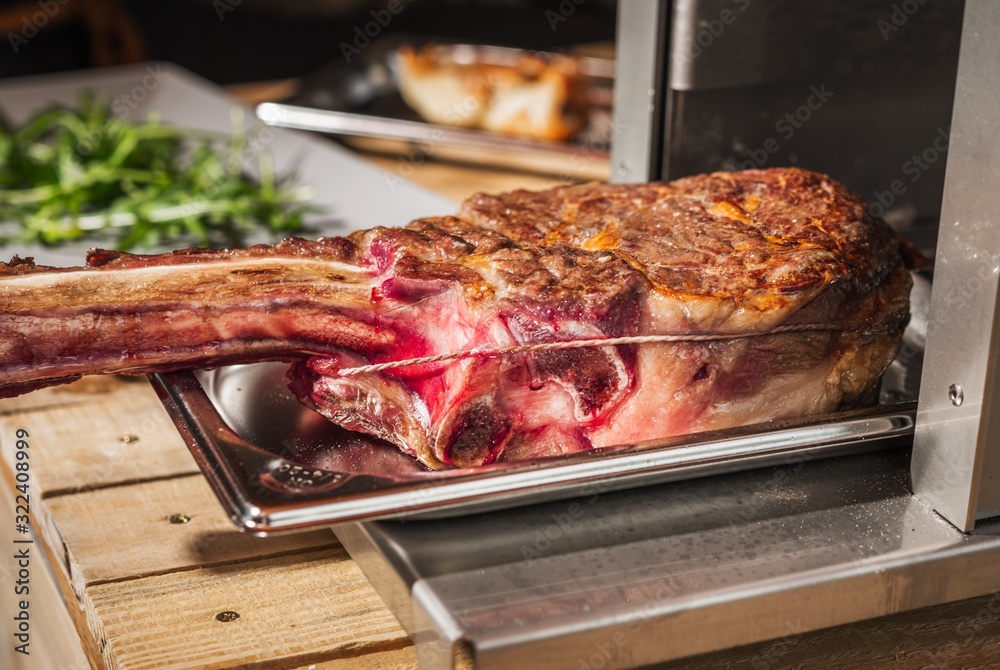 Tomahawk Steak BBQ Stock Photo | Adobe Stock