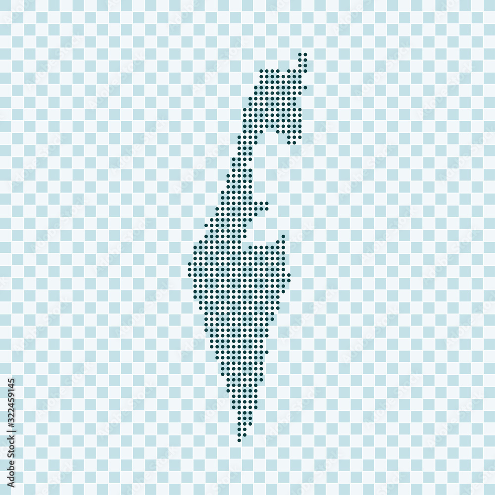 map of Israel Stock Vector | Adobe Stock
