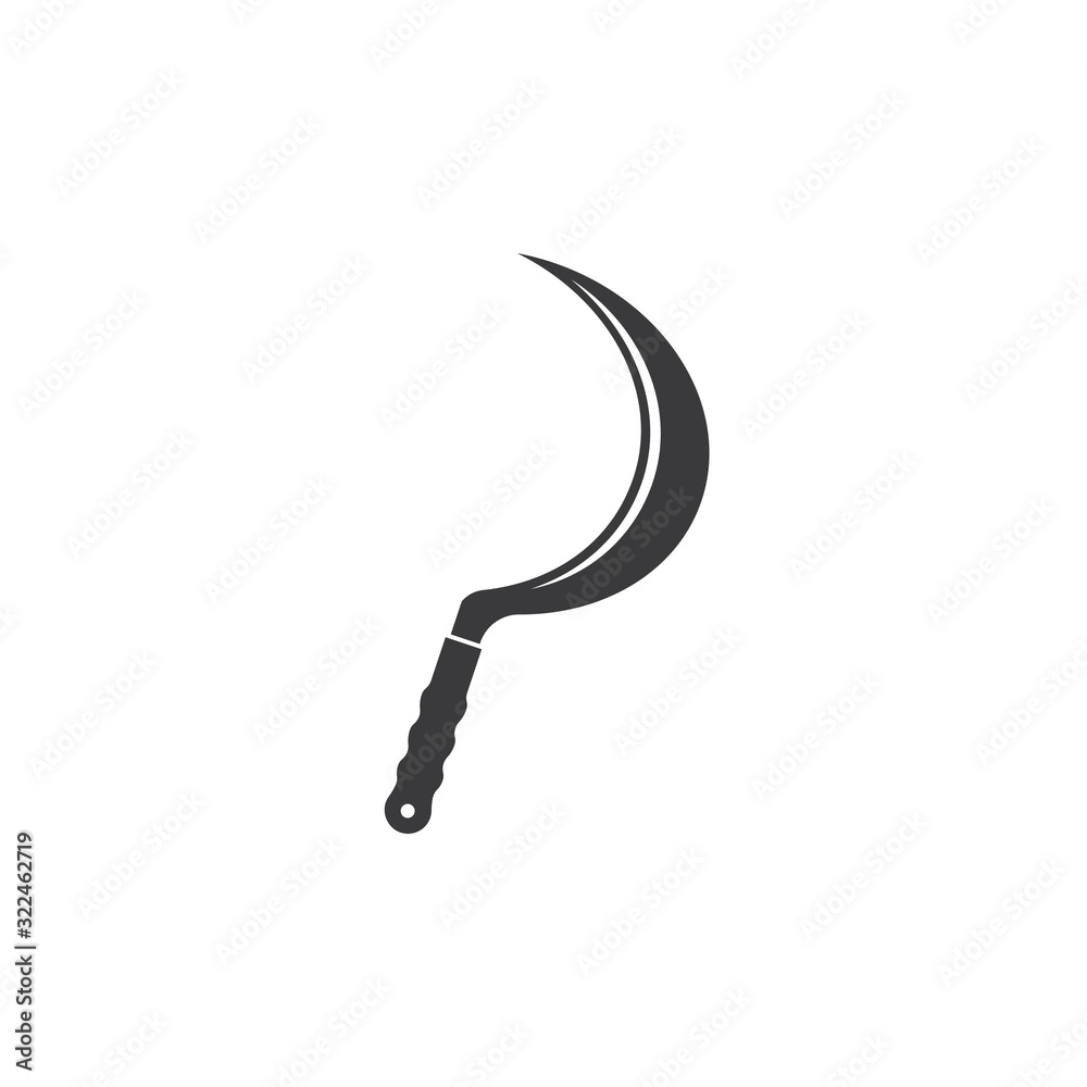sickle icon vector illustration design Stock Vector | Adobe Stock