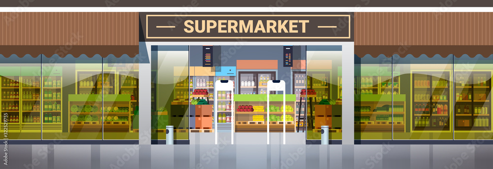 modern supermarket retail store with assortment of groceries grocery ... modern supermarket retail store with assortment of groceries grocery ...