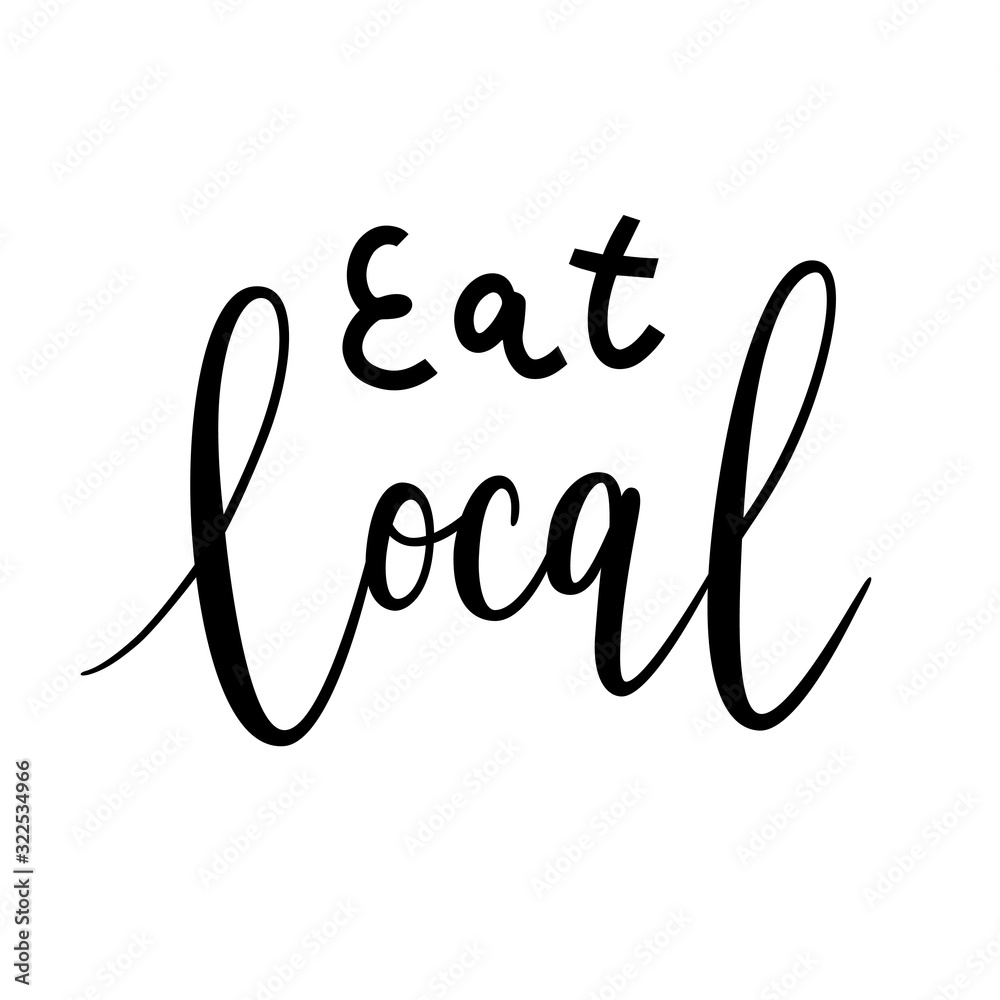 Eat Local Poster