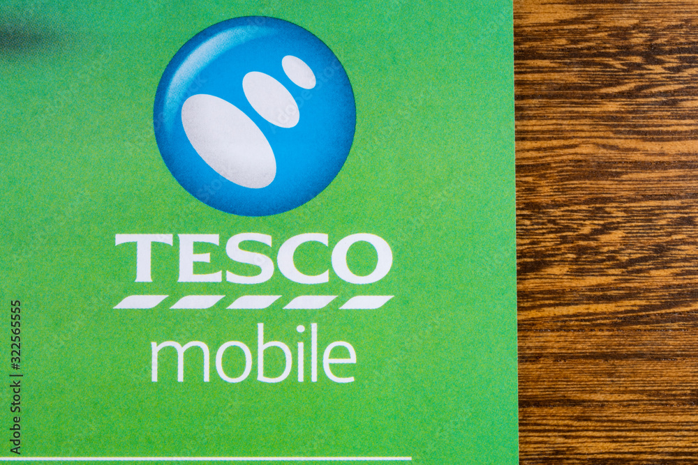 Tesco Mobile Symbol Stock Photo | Adobe Stock