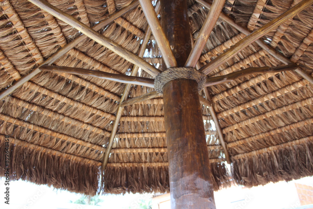 Indian hut Stock Photo | Adobe Stock