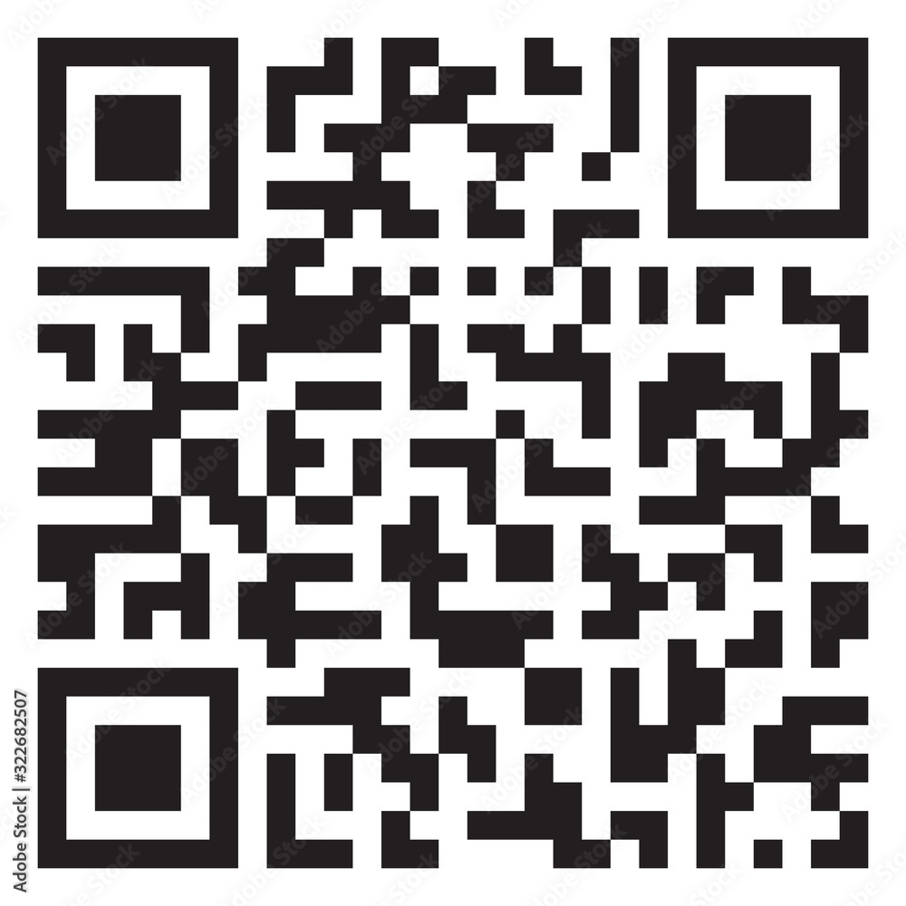 Sample qr code. Vector illustration eps 10 vector de Stock | Adobe Stock