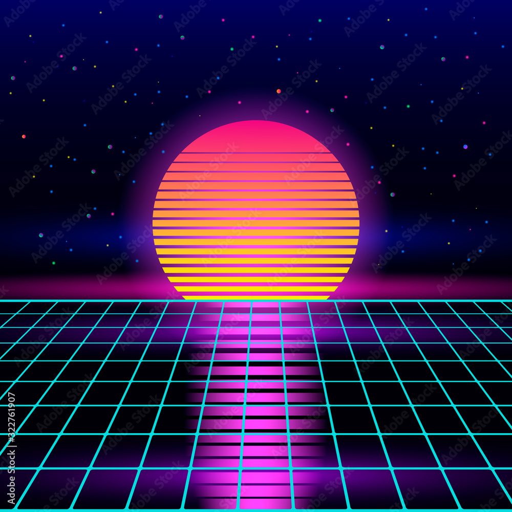 Retro Sunlight Background