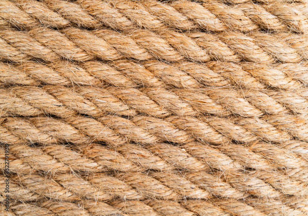Background twisted rope. Rope texture. Brown and yellow rope texture ...
