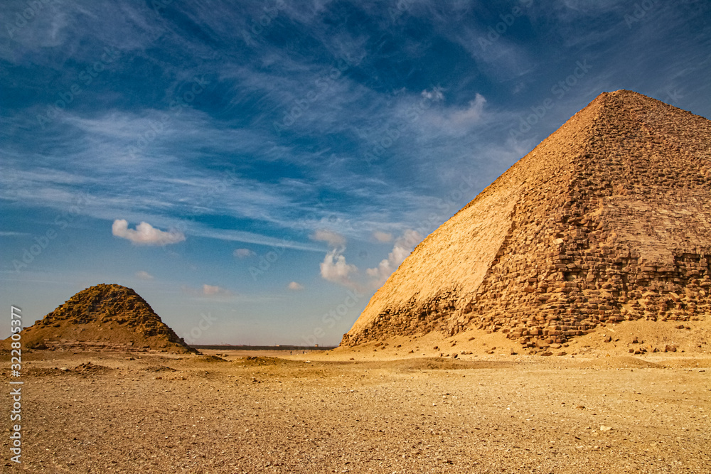 broken pyramid is an Egyptian pyramid in Dakhshur, erected during the ...
