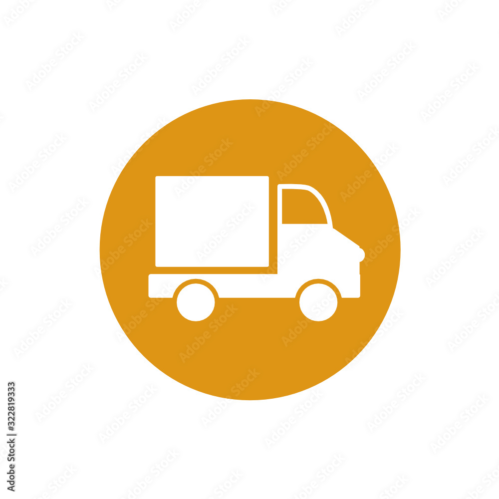 Logo camion. livraison Stock Vector | Adobe Stock
