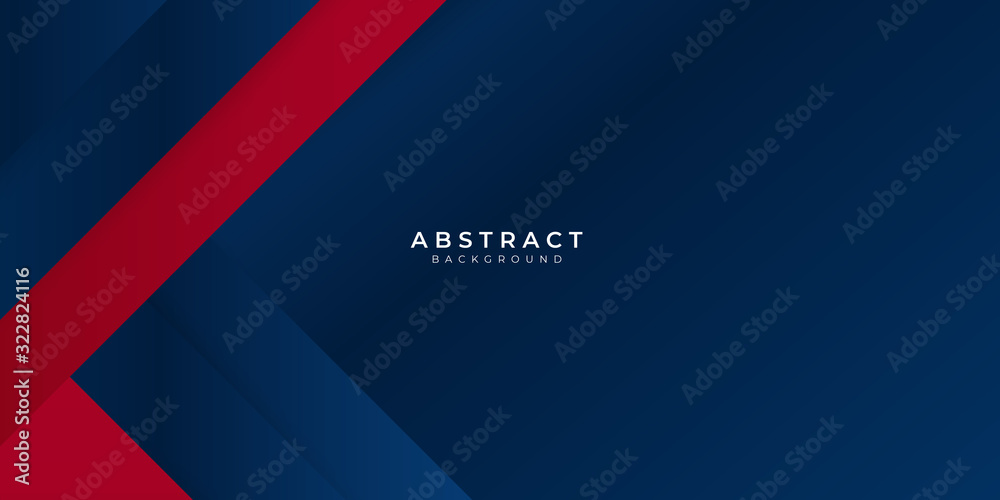 Red gradient blue box rectangle abstract background vector presentation ...