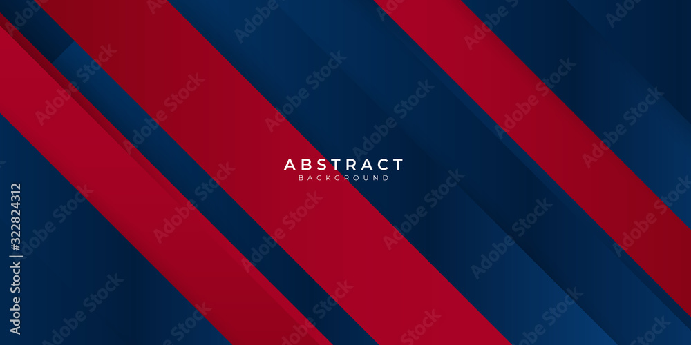 Red gradient blue box rectangle abstract background vector presentation ...