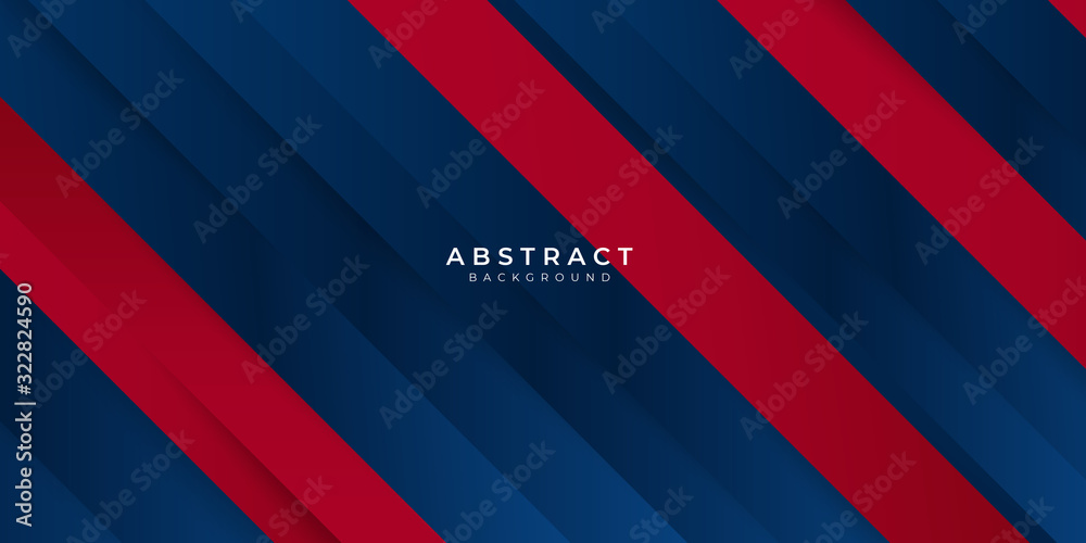 Red gradient blue box rectangle abstract background vector presentation ...