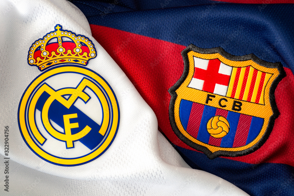 Barcelona Vs Real Madrid Logo