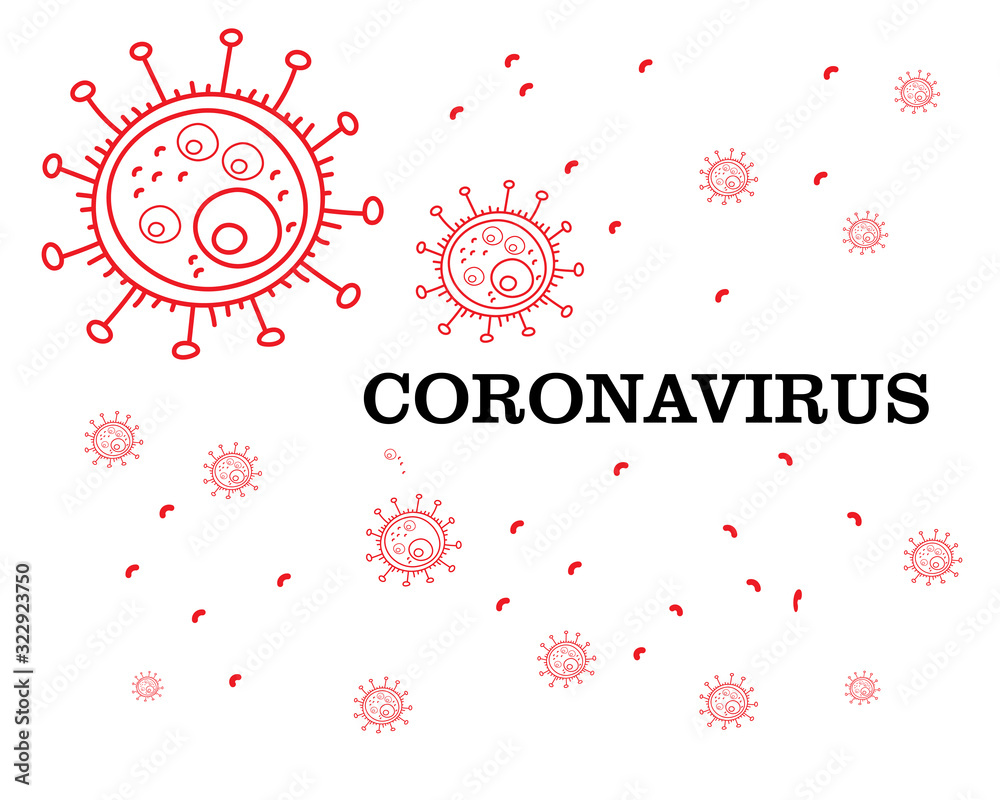 Corona Virus Icon Logo Vector Template Design Illustration Stock Vector ...