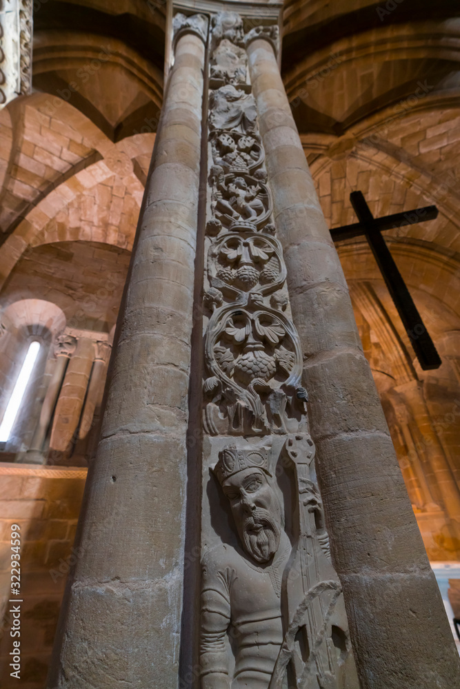 David King, Romanesque altar, Santo Domingo de la Calzada Cathedral ...