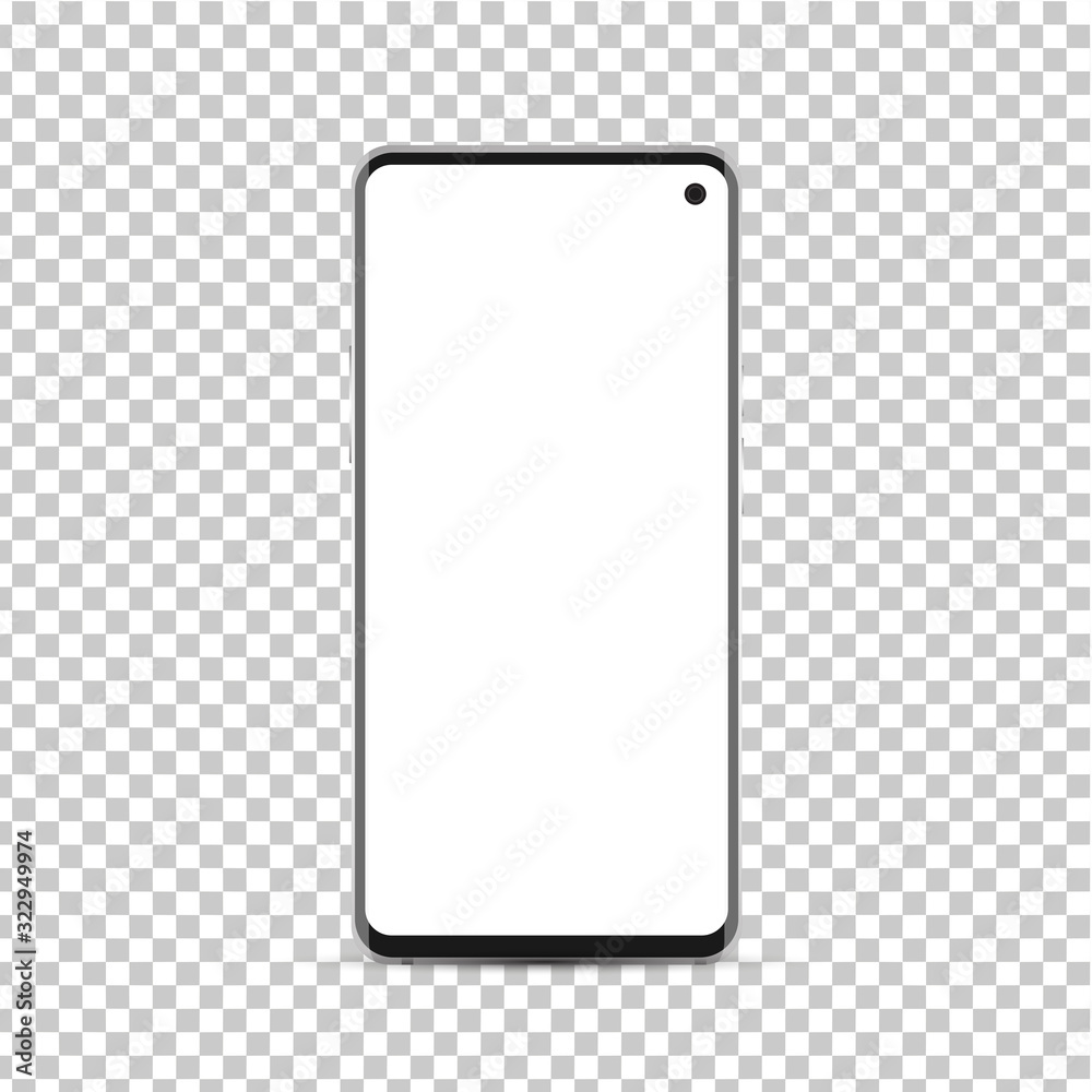 Smartphone mobile background png mockup this isolated on background ...