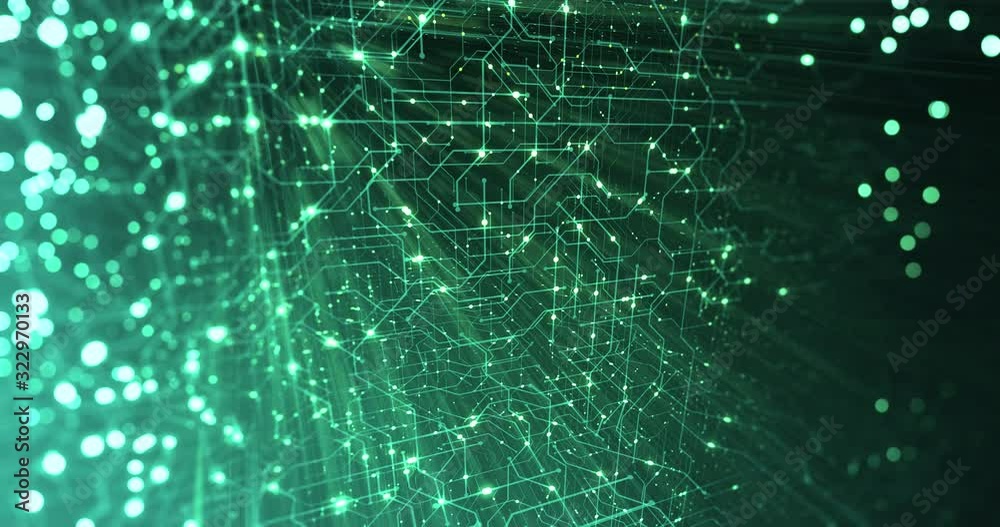 Abstract digital city. Digital Circuit board, Motherboard, Digital chip ...