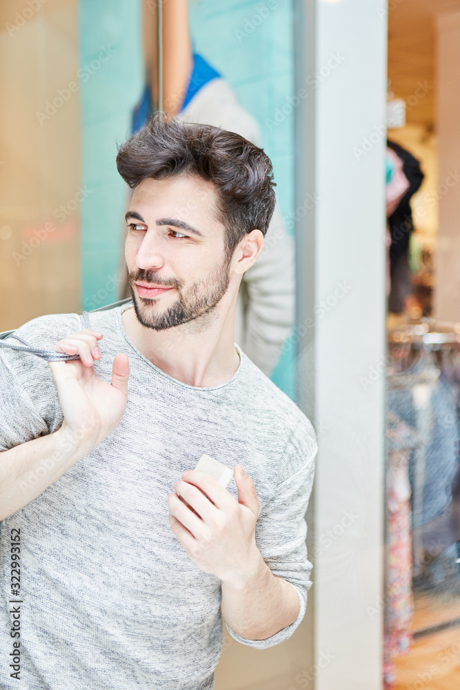 Man as a customer and consumer Stock Photo | Adobe Stock