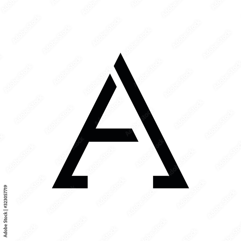 EA E A letter logo design vector Stock Vector | Adobe Stock