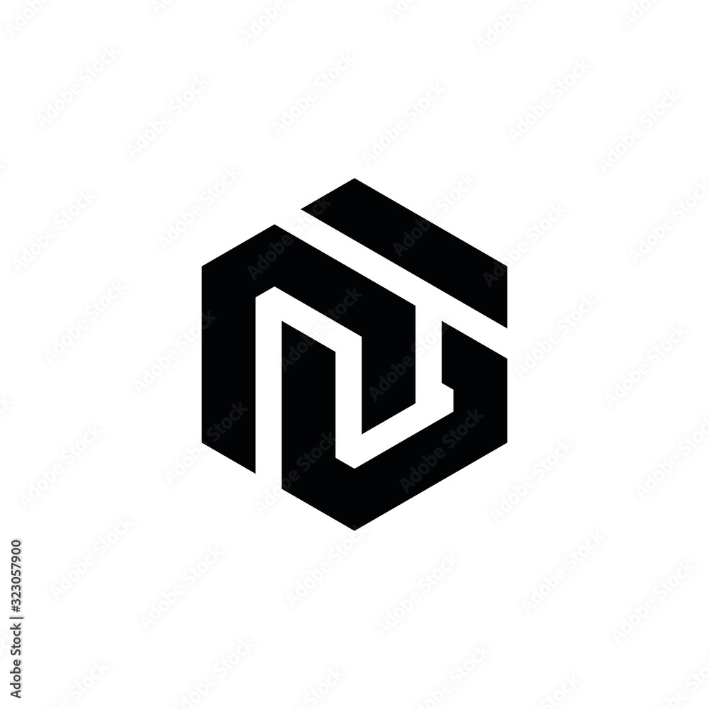 NG N G letter logo design vector Stock Vector | Adobe Stock