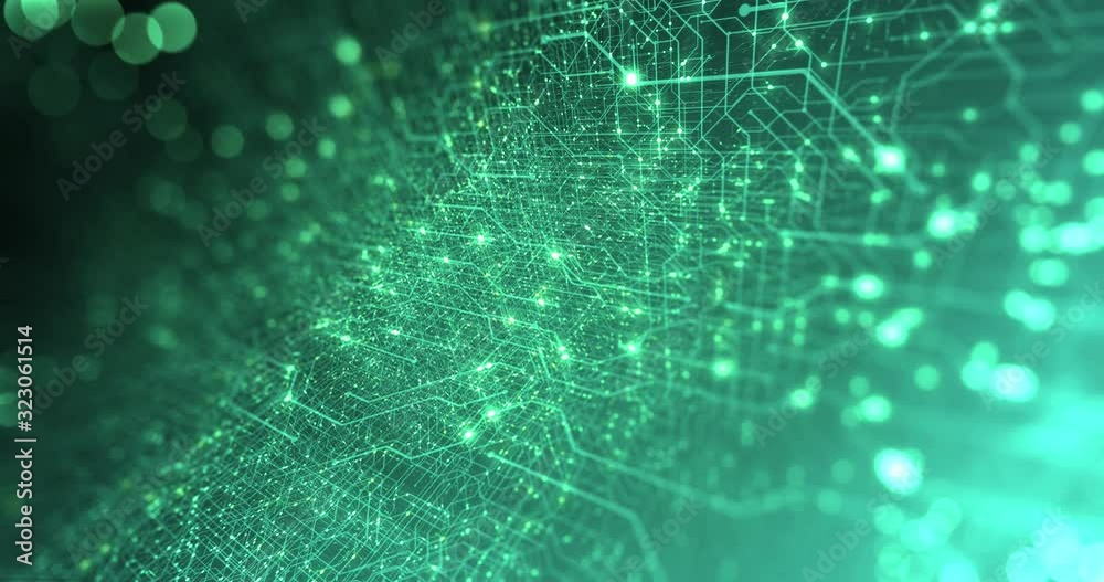 Abstract digital city. Digital Circuit board, Motherboard, Digital chip ...