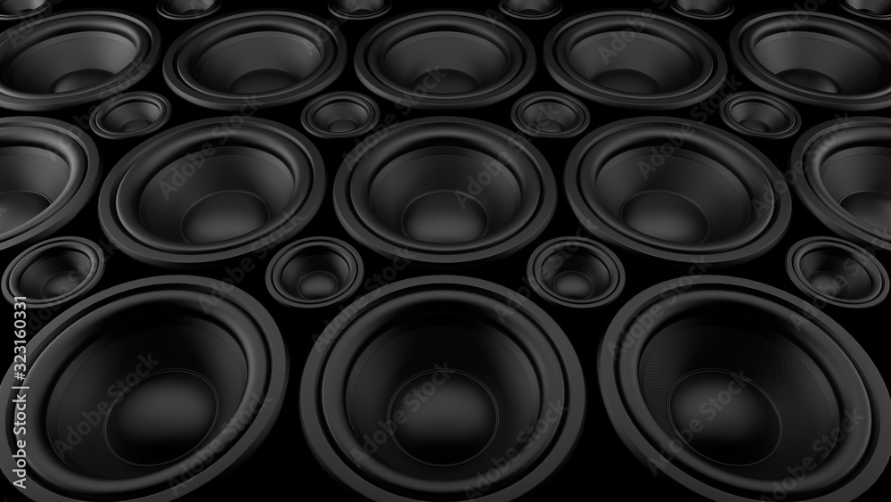 speaker subwoofer Stock Illustration | Adobe Stock