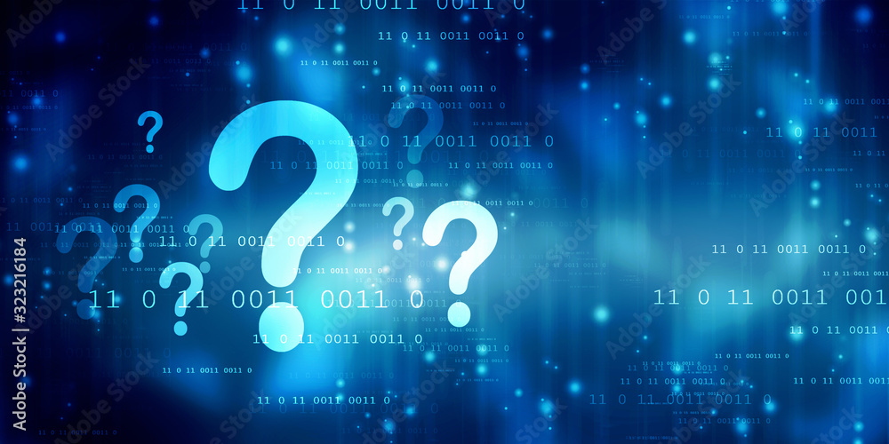 2d illustration question mark background Stock Illustration | Adobe Stock