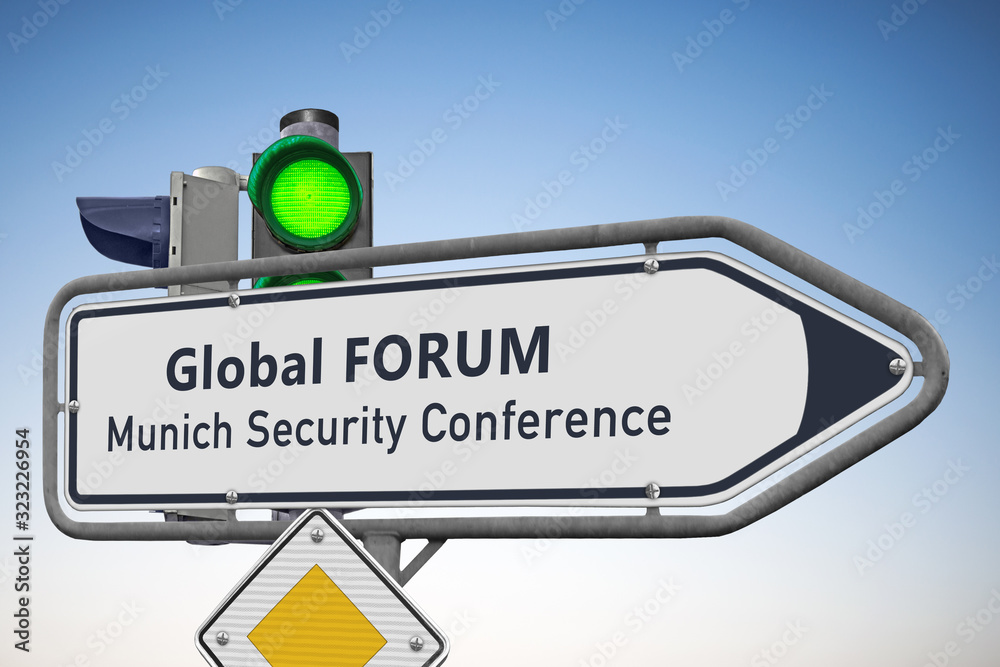 Singpost, Global Forum, Munich Security Conference (symbolic image ...