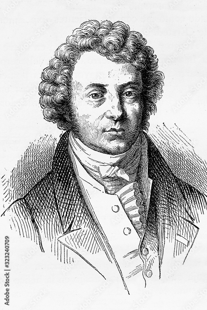 André-Marie Ampere. French physicist and mathematician. 1775-1836 ...