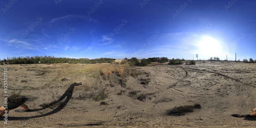 Sand Mine HDRI Panorama Stock Photo | Adobe Stock