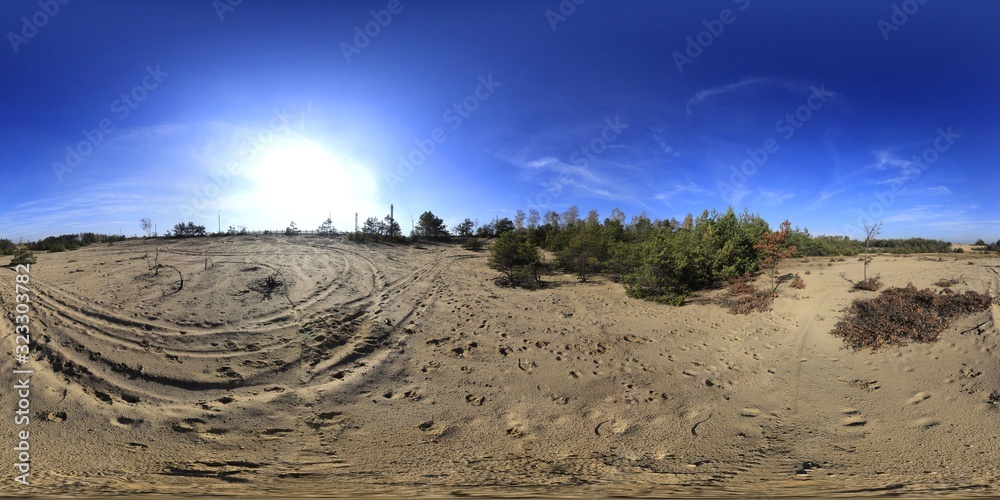 Sand Mine HDRI Panorama Stock Photo | Adobe Stock