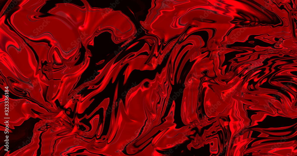 abstract red Liquid. Red wave background. Red texture. Lava, nougat ...