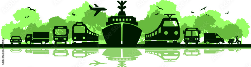 Traffic Mobility Icon Silhouette Vector Stock Vector | Adobe Stock