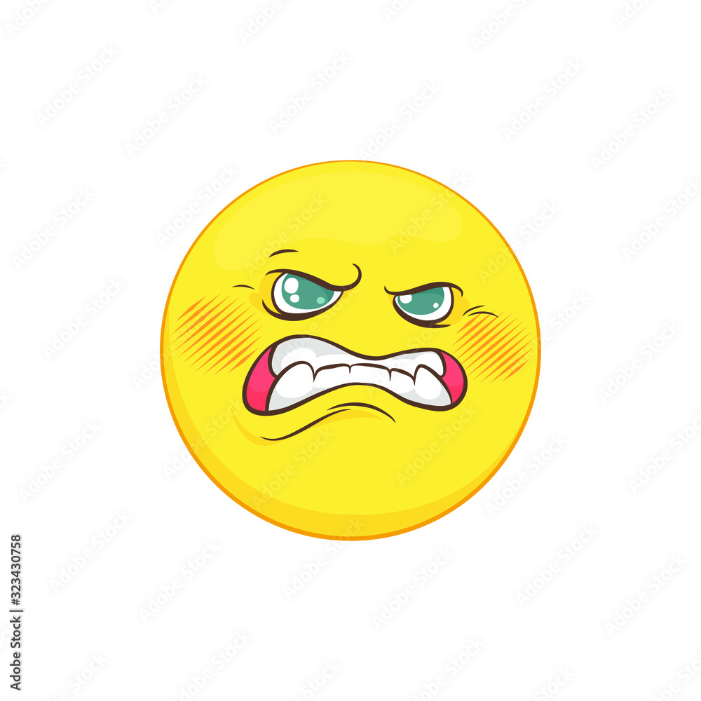 Emoji sanger, EPS vector image. Stock Vector | Adobe Stock